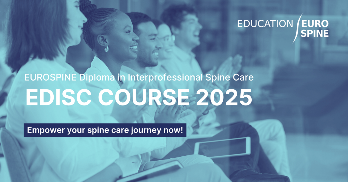 EUROSPINE Diploma in Interprofessional Spine Care Course 2025