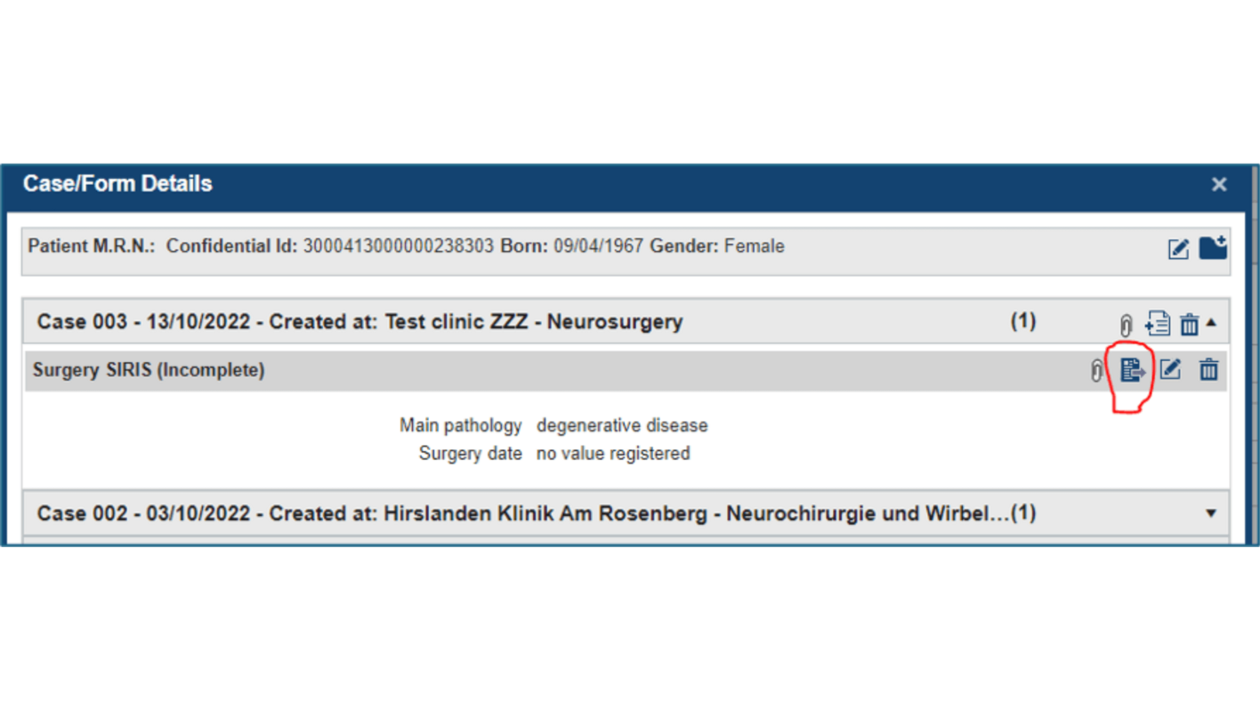 Help Centre for Spine Tango Registry